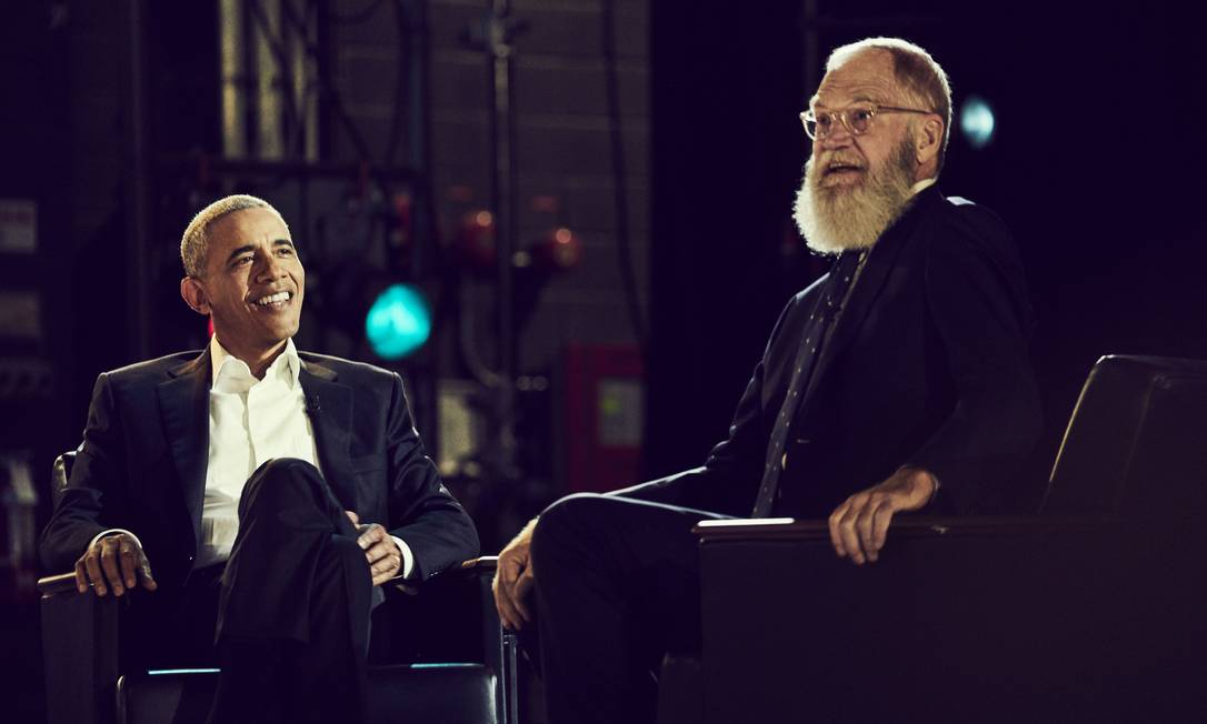 Trivialidades dão o tom de novo talk-show de Letterman, que tem Obama ...