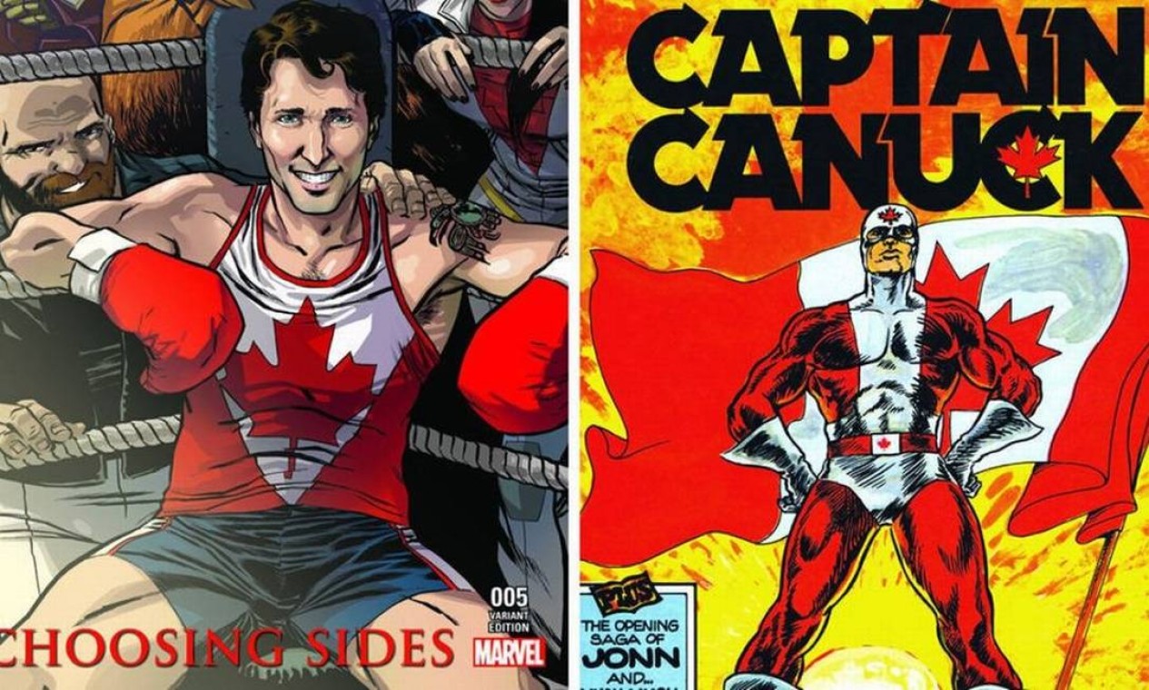 Trudeau enfrenta Trump com a capa de 'Capitão Canadá' - Jornal O Globo