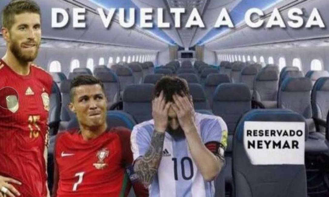 Neymar é alvo de memes após eliminação do Brasil - Jornal O Globo