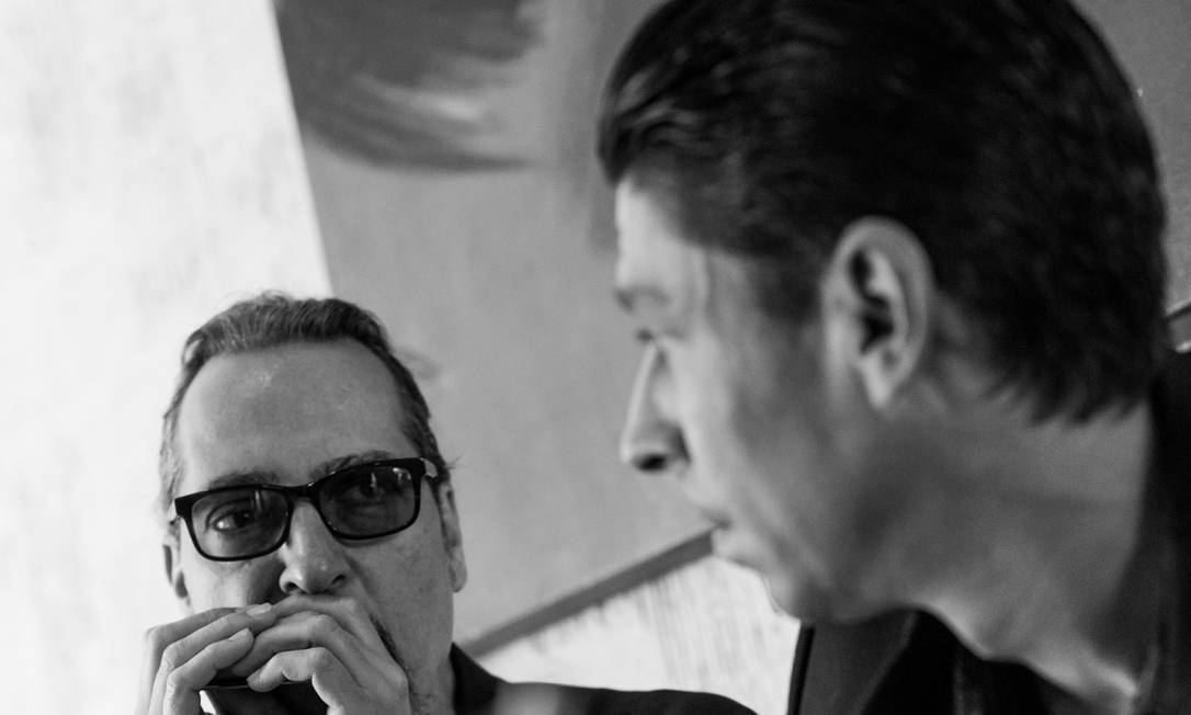 O gaitista Flávio Guimarães recebe o americano Little Joe McLerran em ...