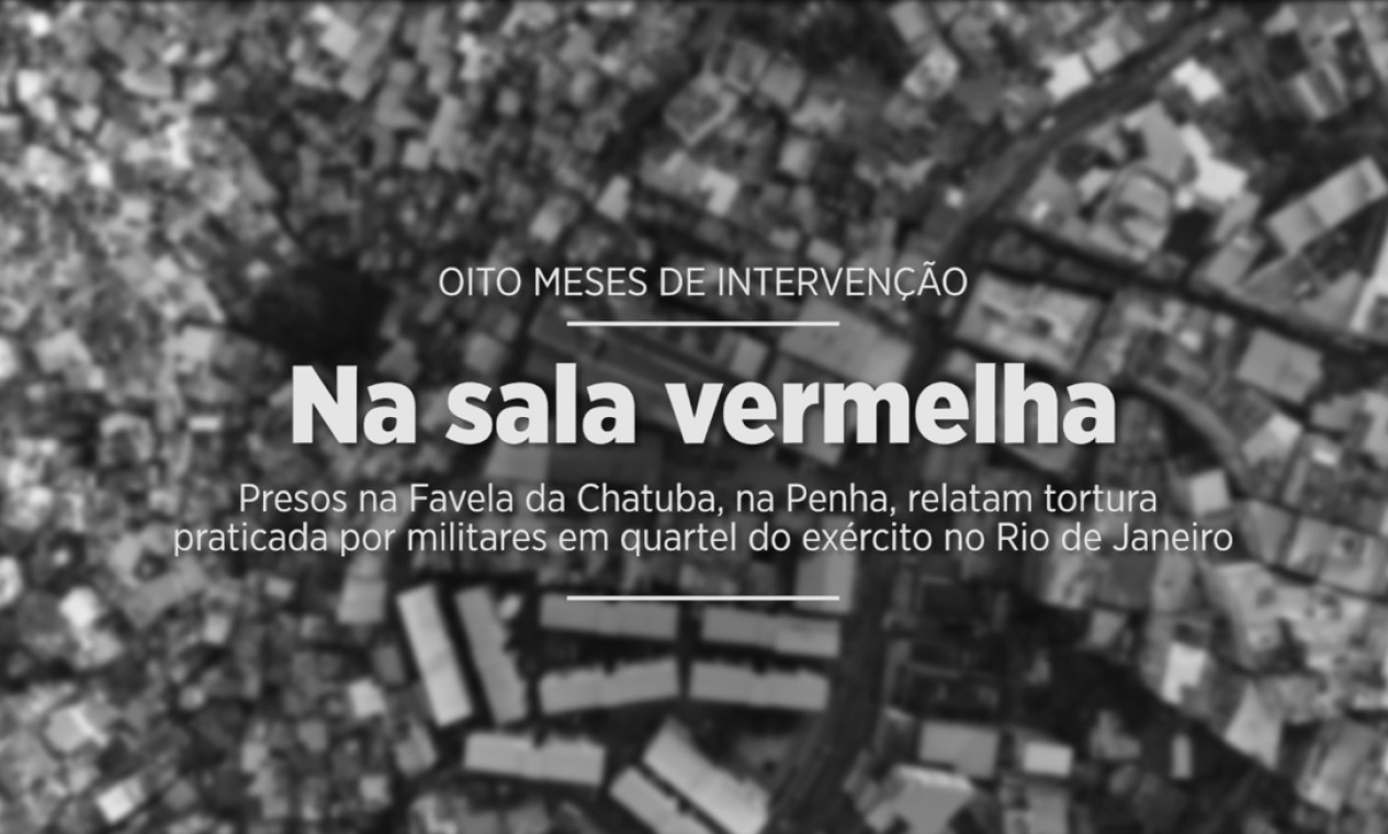 VÍdeo Presos Na Favela Da Chatuba No Rio Relatam Tortura Praticada