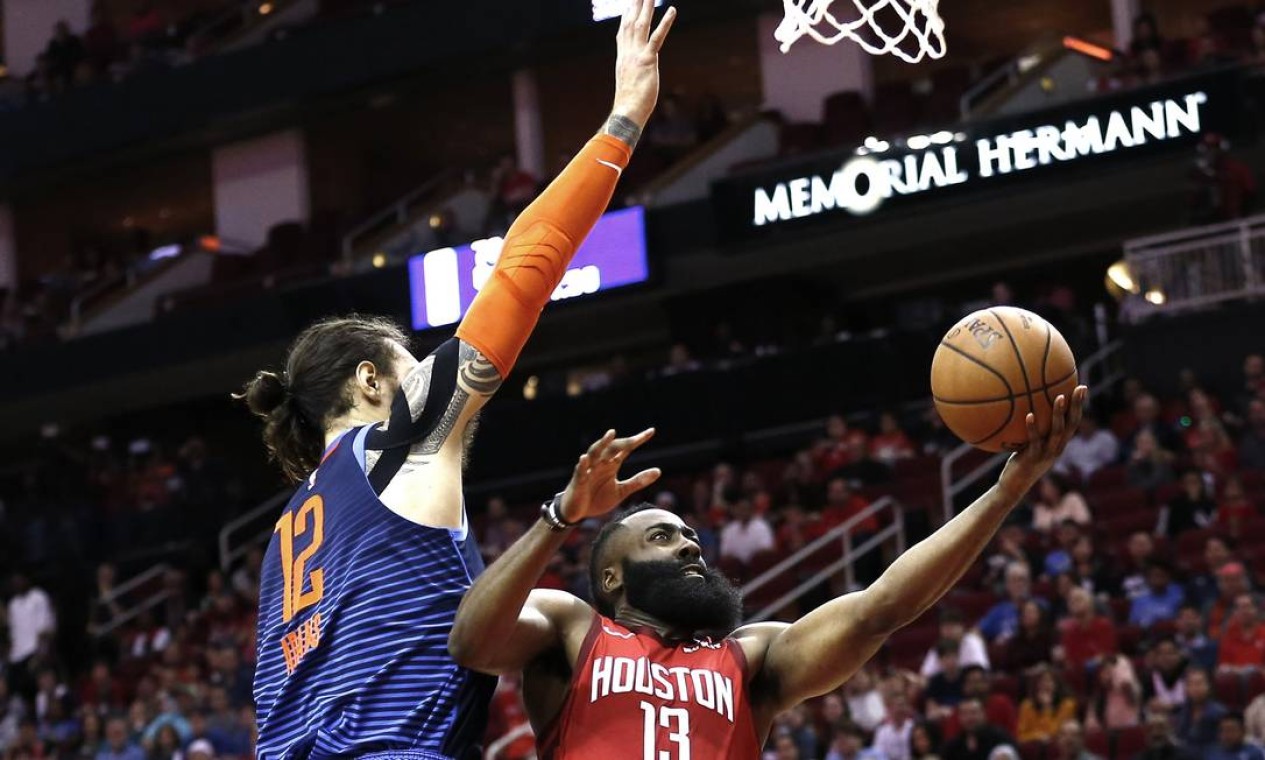 Harden faz 41 pontos na vitória do Houston Rockets sobre o Oklahoma ...