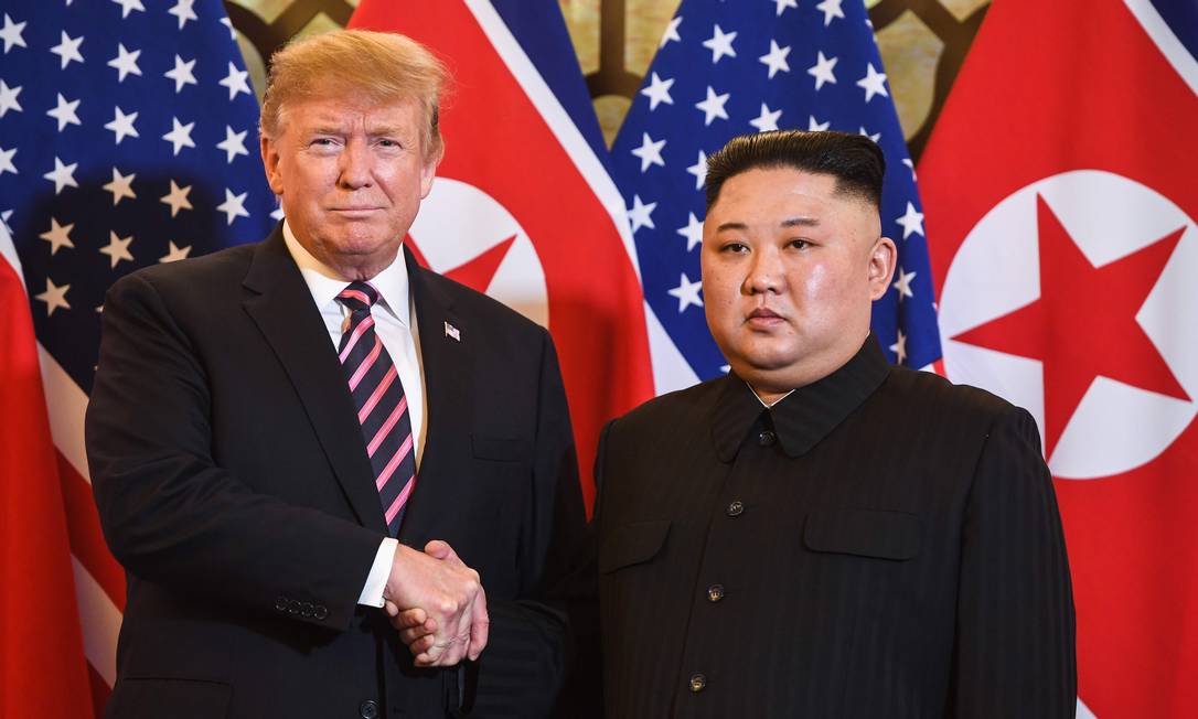 'Você é um grande líder', diz Trump a Kim na segunda cúpula sobre ...