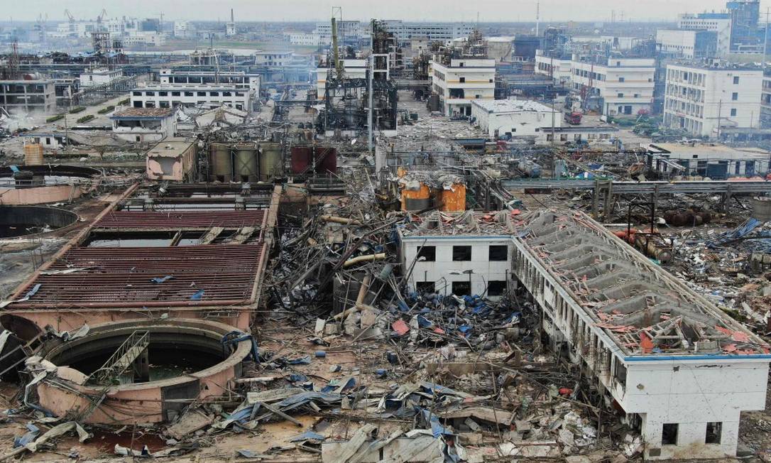 Explosão em fábrica chinesa de pesticidas deixa 47 mortos - Jornal O Globo