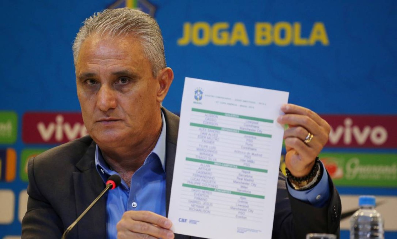 Tite convoca seleção para Copa América e deixa Vinícius Júnior e Lucas ...