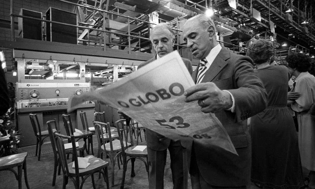 'Roberto Marinho era um pauteiro, saía atrás das histórias e as trazia ...
