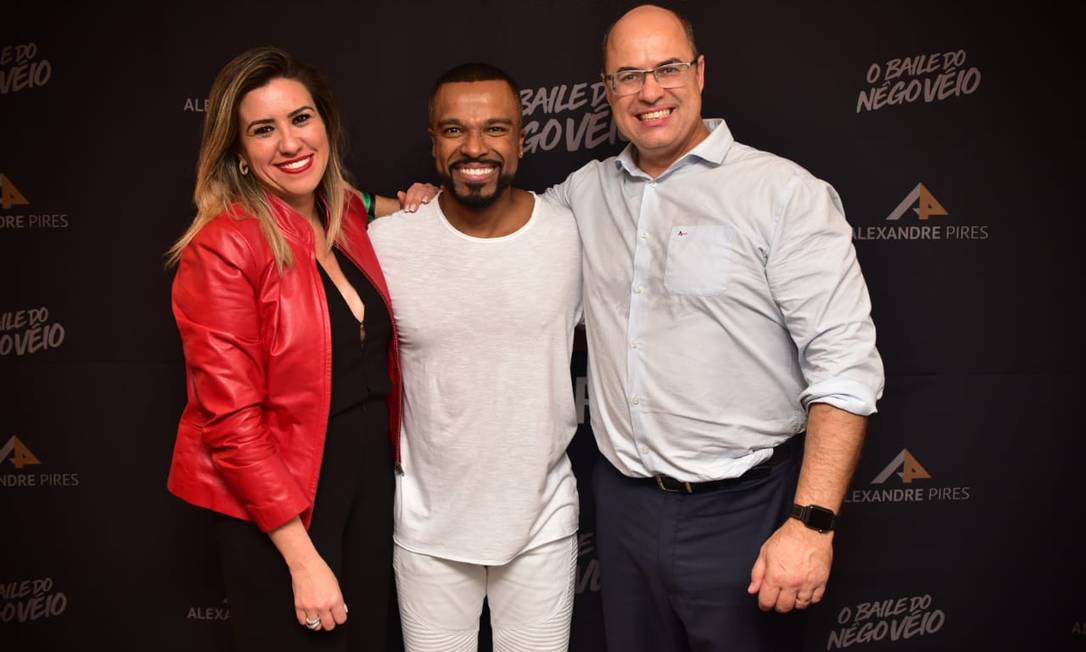 Witzel se diverte em lançamento do DVD de Alexandre Pires; vídeo ...