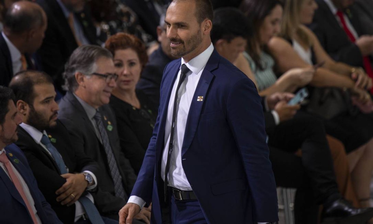 A campanha de Eduardo Bolsonaro para ser embaixador do Brasil nos EUA ...