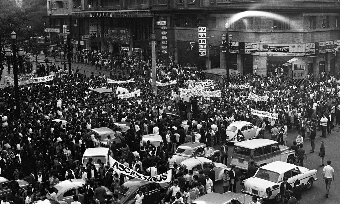 Relembre protestos de 1968, ano em que foi editado o AI-5 - Jornal O Globo