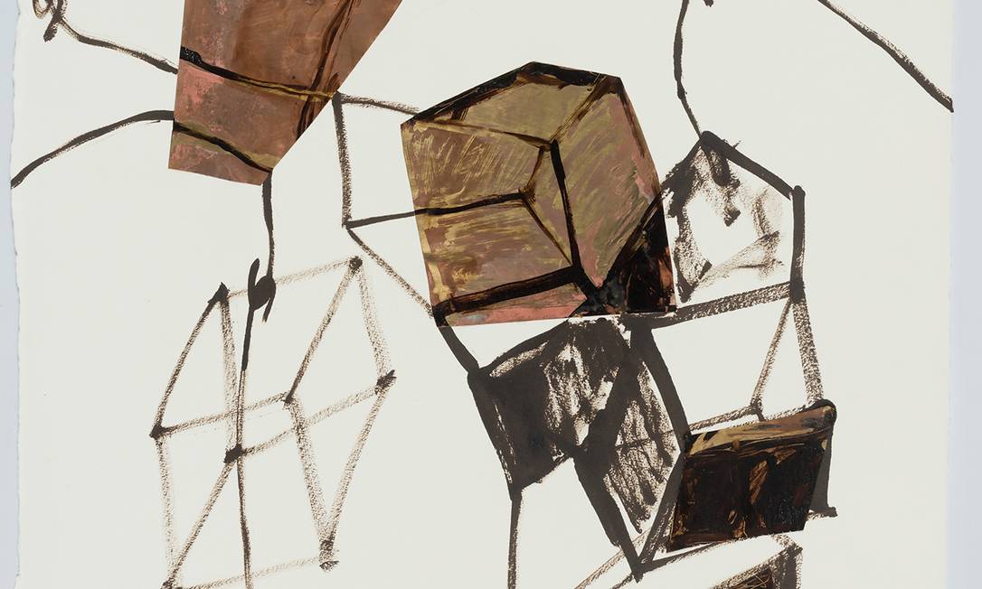 Daisy Xavier exibe obras de arte com tinta, petróleo, pó de ferrugem ...