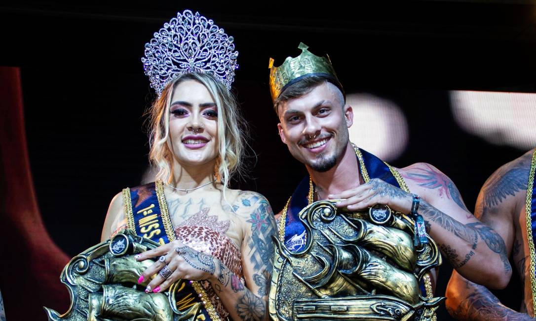 Estilista e modelo são eleitos a Miss e o Mister Tattoo Week Rio ...