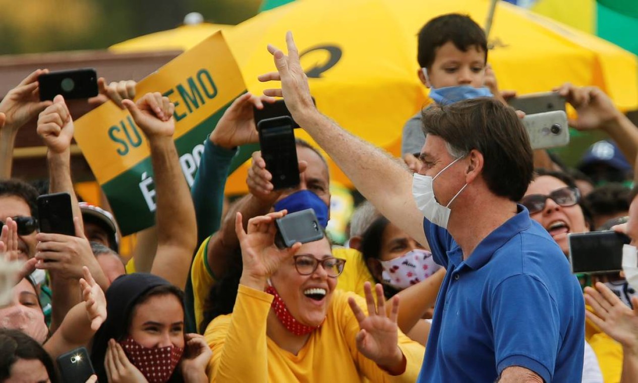 Bolsonaristas voltam a promover aglomeração em mais um protesto em ...