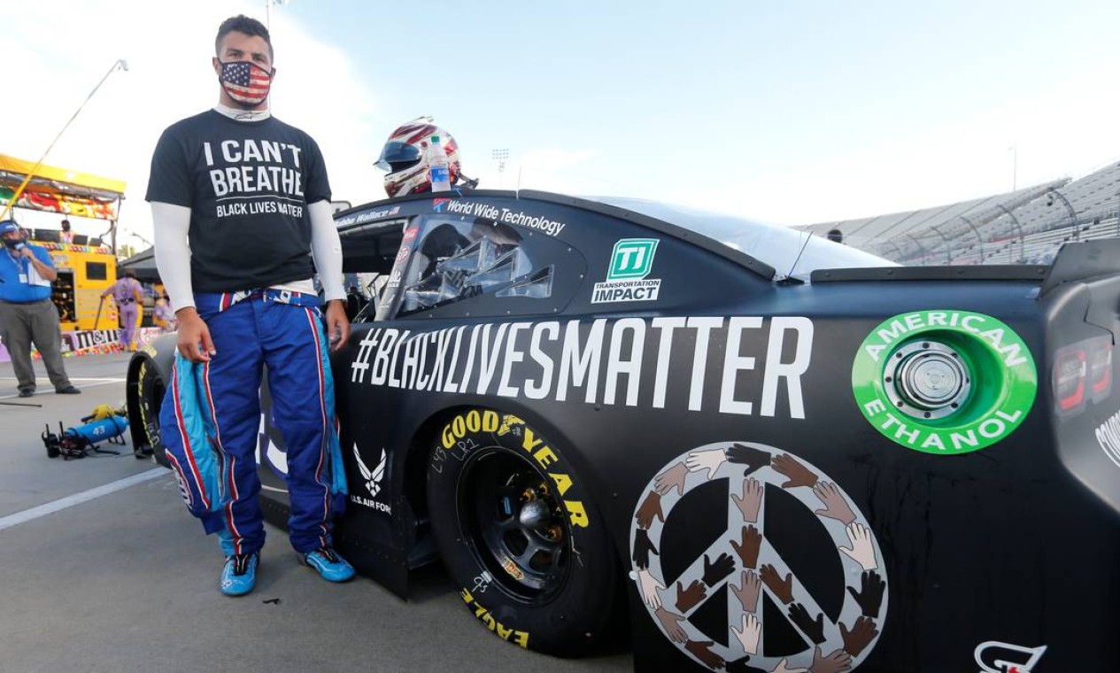 Debate sobre racismo invade as pistas da Nascar - Jornal O Globo