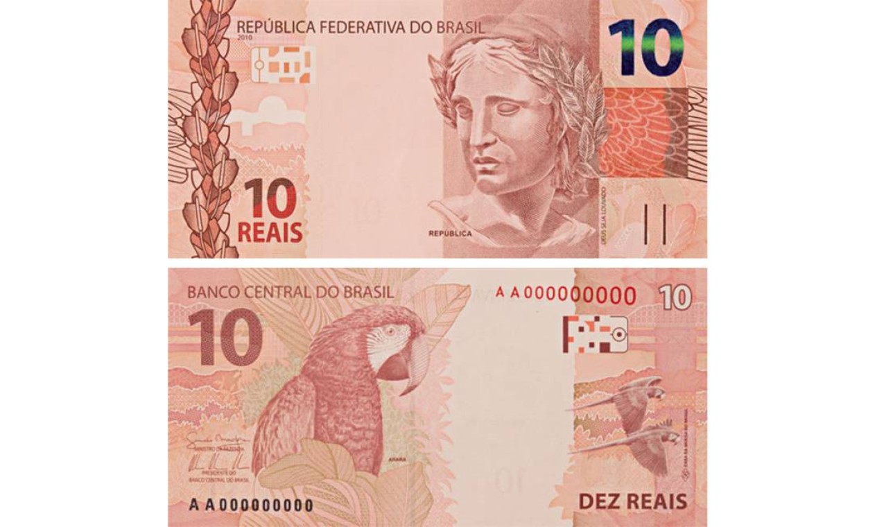 Vejam todas as notas que já foram lançadas desde o começo do Plano Real ...