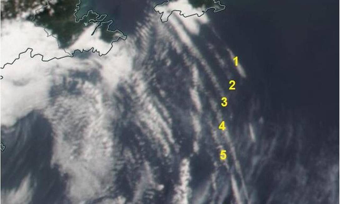 Fenômeno conhecido como 'nuvem de rolo' chama atenção na orla do Rio ...