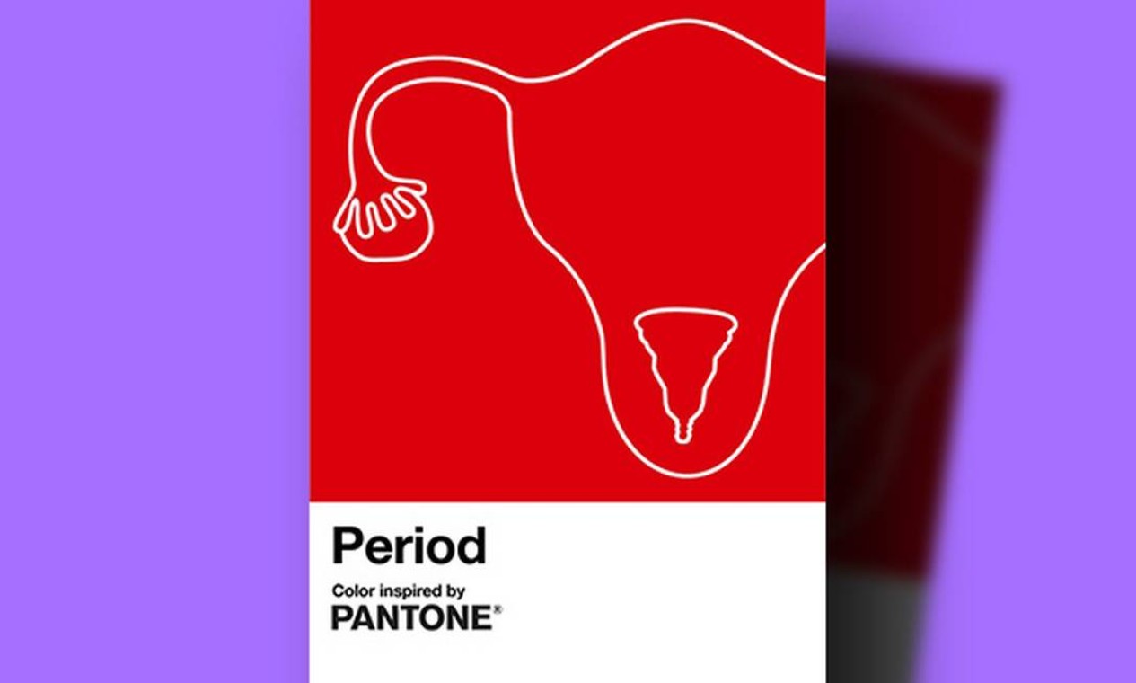 'Period': Pantone lança novo tom de vermelho para combater estigma da ...