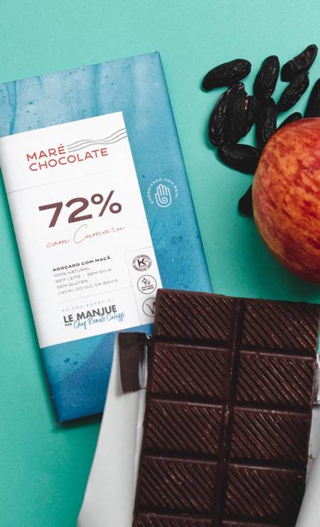 Conheça o chocolate Maré, adoçado com maçã e que tem uma produção ...