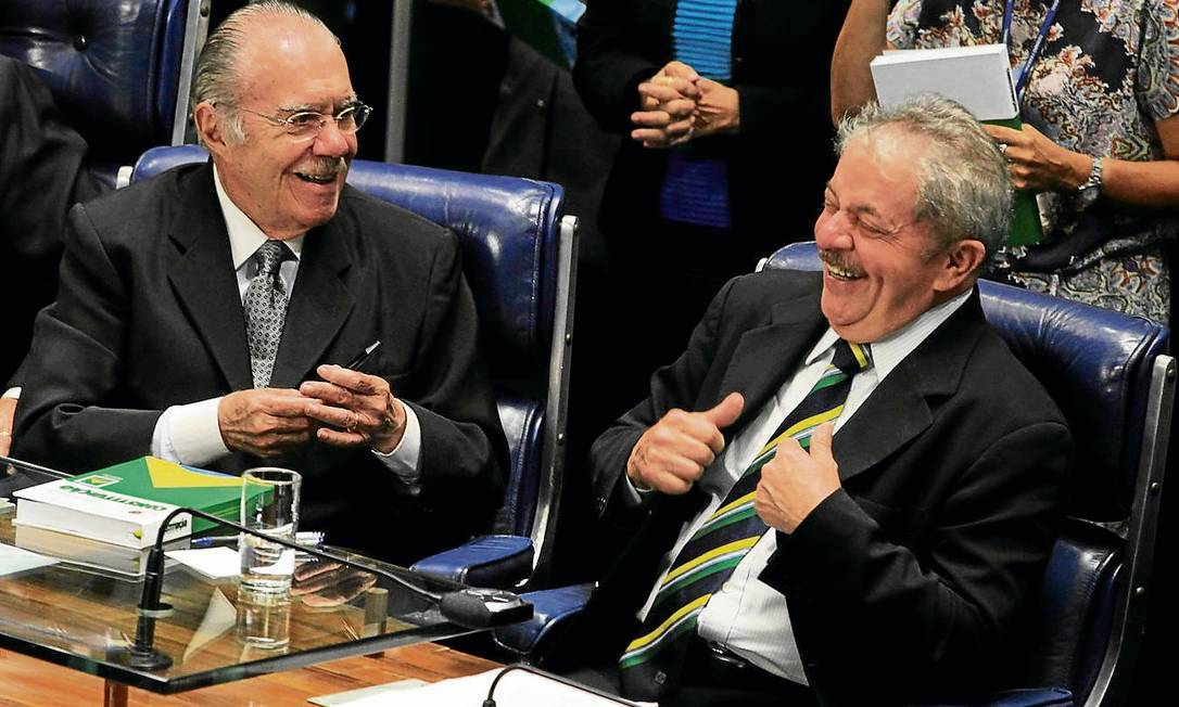 Lula & Sarney em Brasília - Época