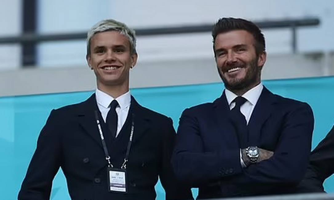 David Beckham Ternos Azuis