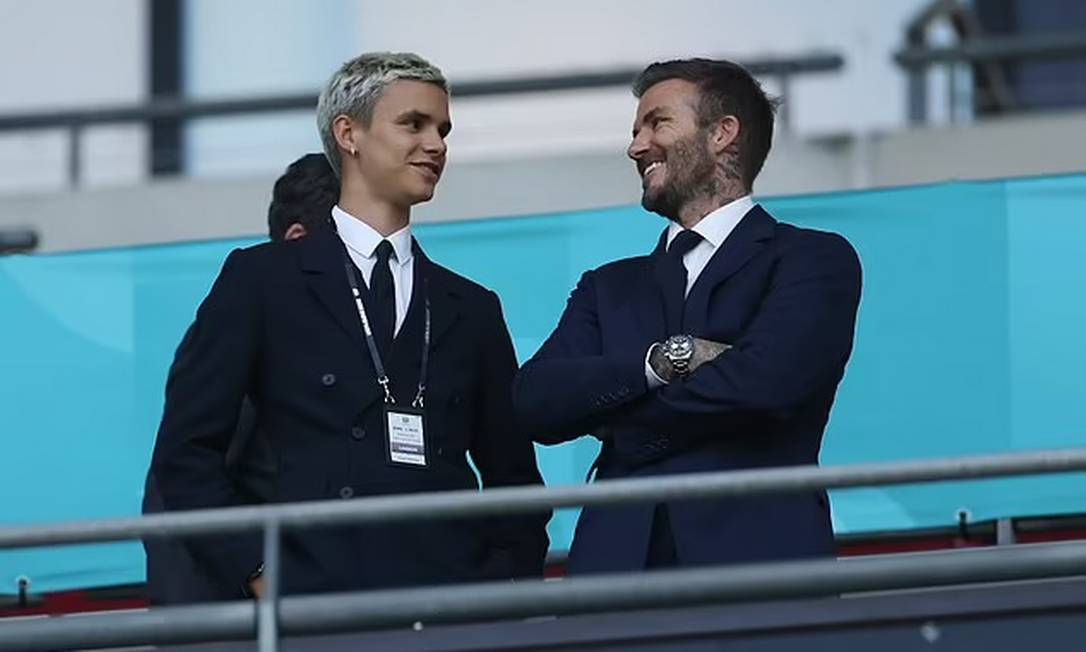 David Beckham Ternos Azuis