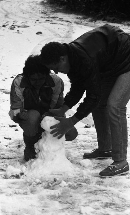 Veja fotos do dia em que nevou no Rio, literalmente - Jornal O Globo