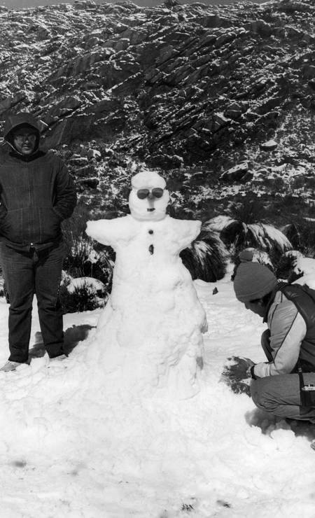 Veja fotos do dia em que nevou no Rio, literalmente - Jornal O Globo