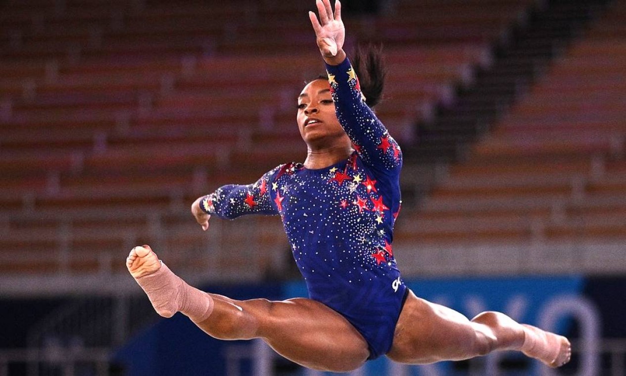 Simone Biles treinou em ginásio 'secreto' antes de retorno na Olimpíada ...