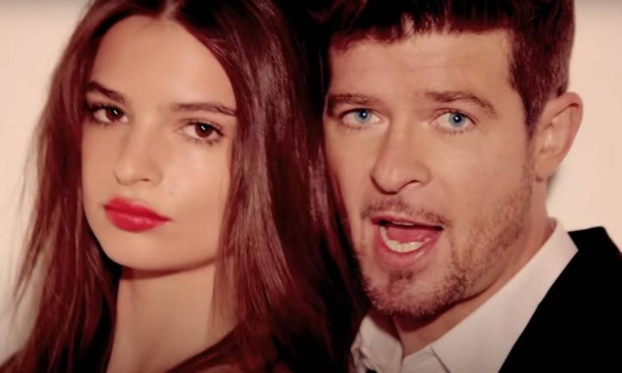 Supermodelo Emily Ratajkowski acusa Robin Thicke de assédio sexual em ...