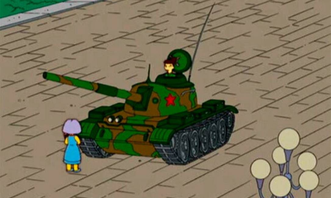 Episódio de 'Os Simpsons' com crítica ao massacre da Praça da Paz ...