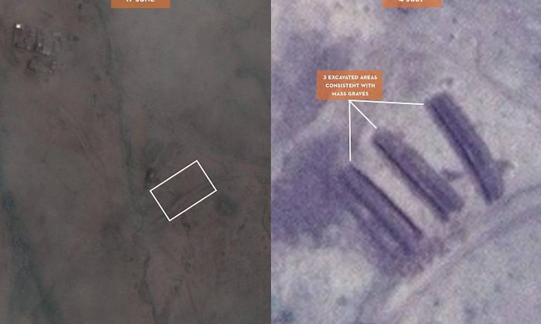 Imagens de satélite levantam suspeitas sobre uso de valas comuns no ...