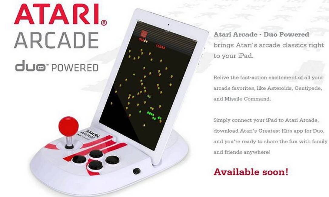 Atari lançará controle de videogame que transforma iPad em um fliperama ...