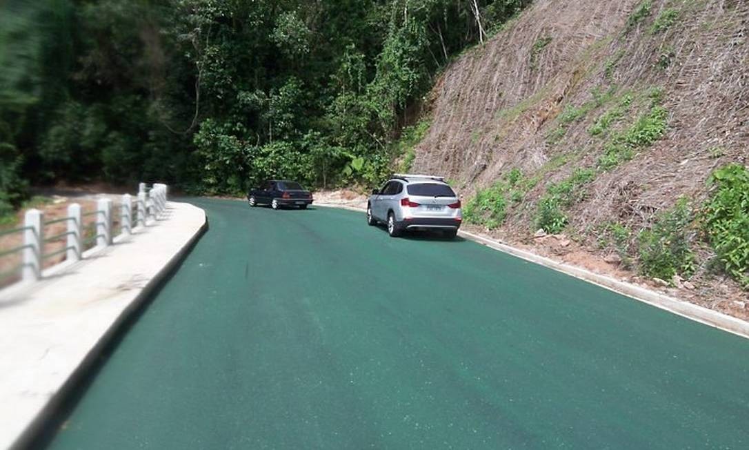 Prefeitura testa asfalto colorido ecologicamente correto - Jornal O Globo