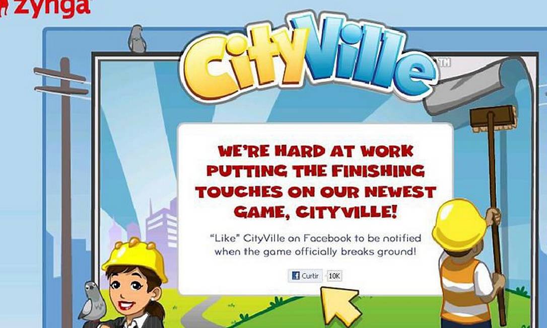 Zynga lançará em breve 'CityVille', o 'FarmVille' urbano - Jornal O Globo