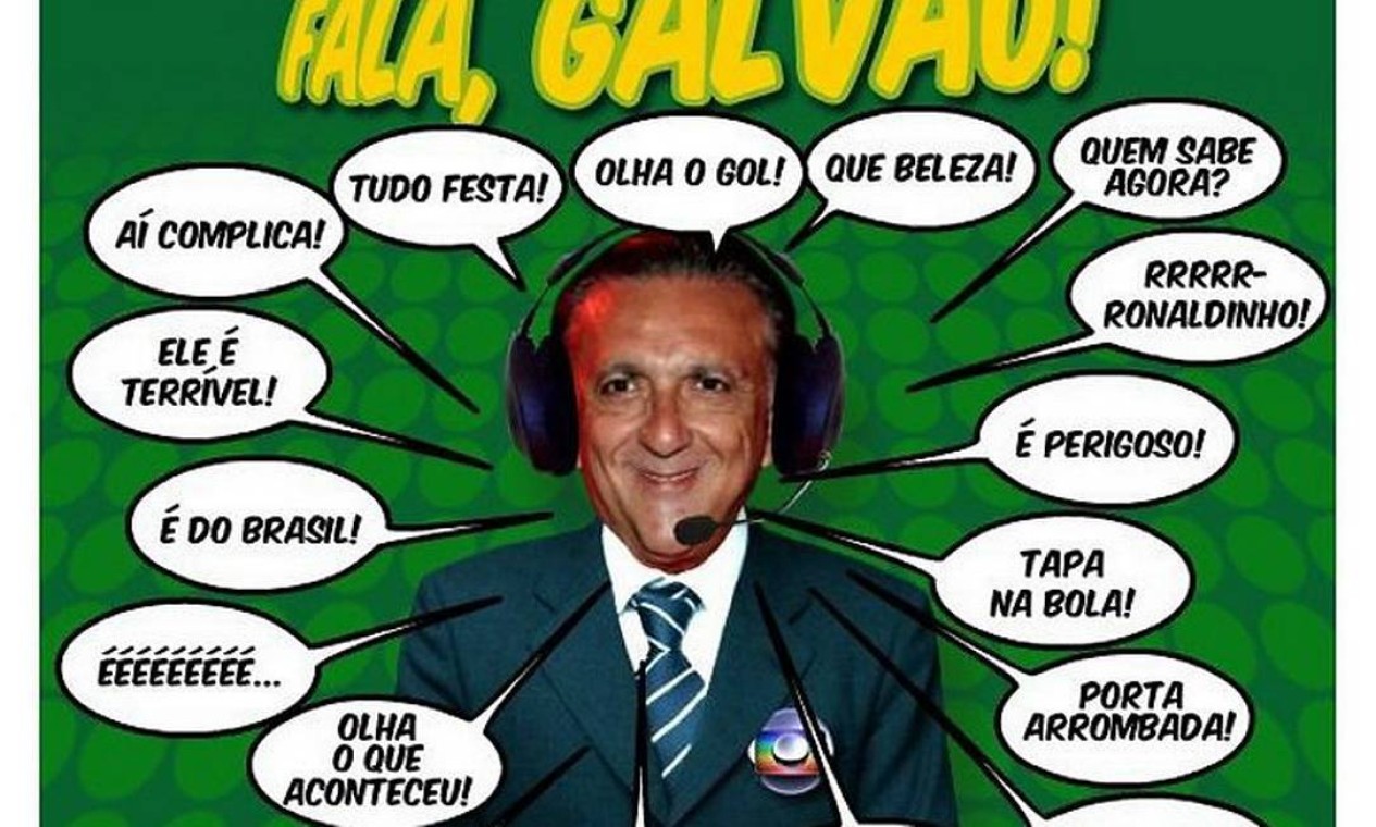 Galvão Bueno é homenageado com Flash reunindo suas frases clássicas ...