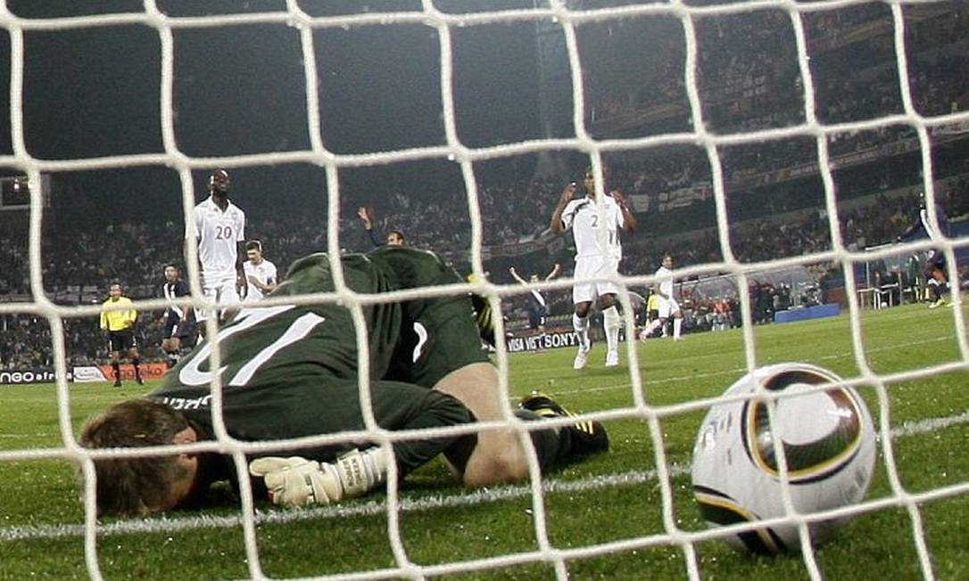 Com frango do goleiro inglês, Estados Unidos e Inglaterra empatam em 1 ...