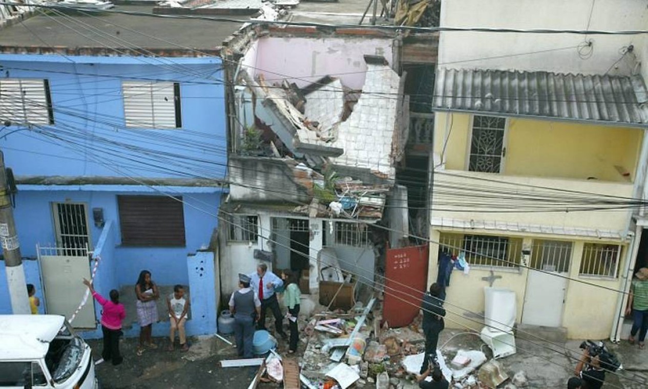 Casa explode na zona sul de São Paulo - Jornal O Globo