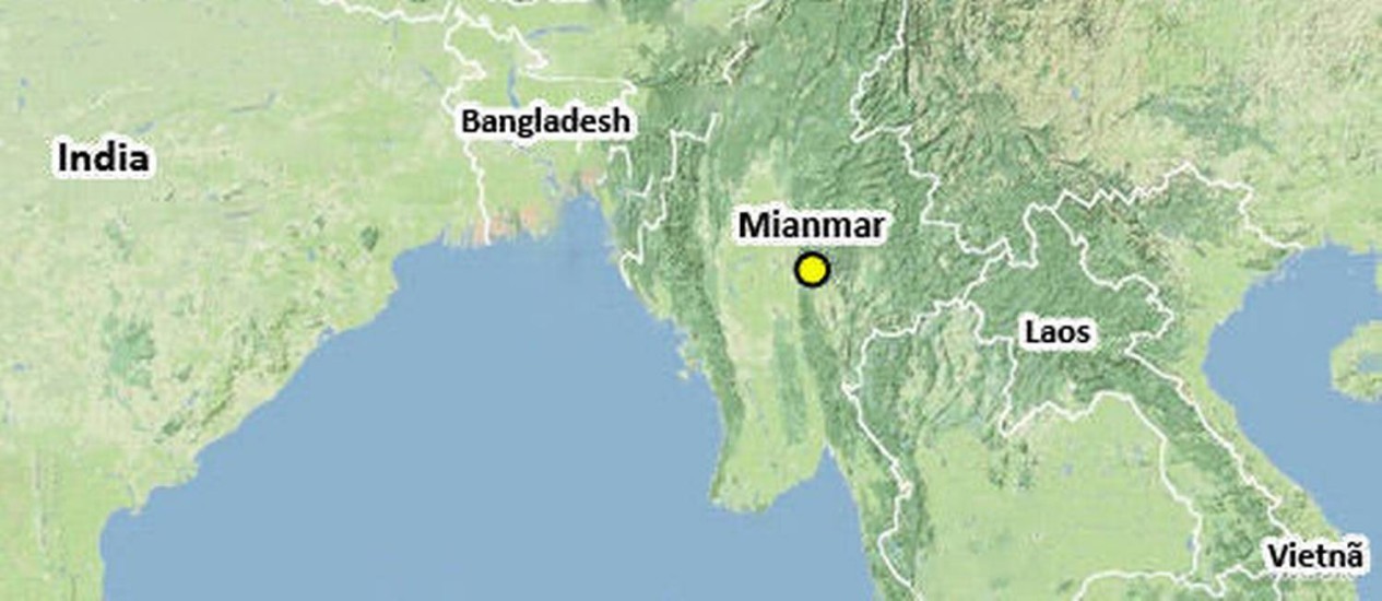 Veja o mapa de Mianmar - Jornal O Globo