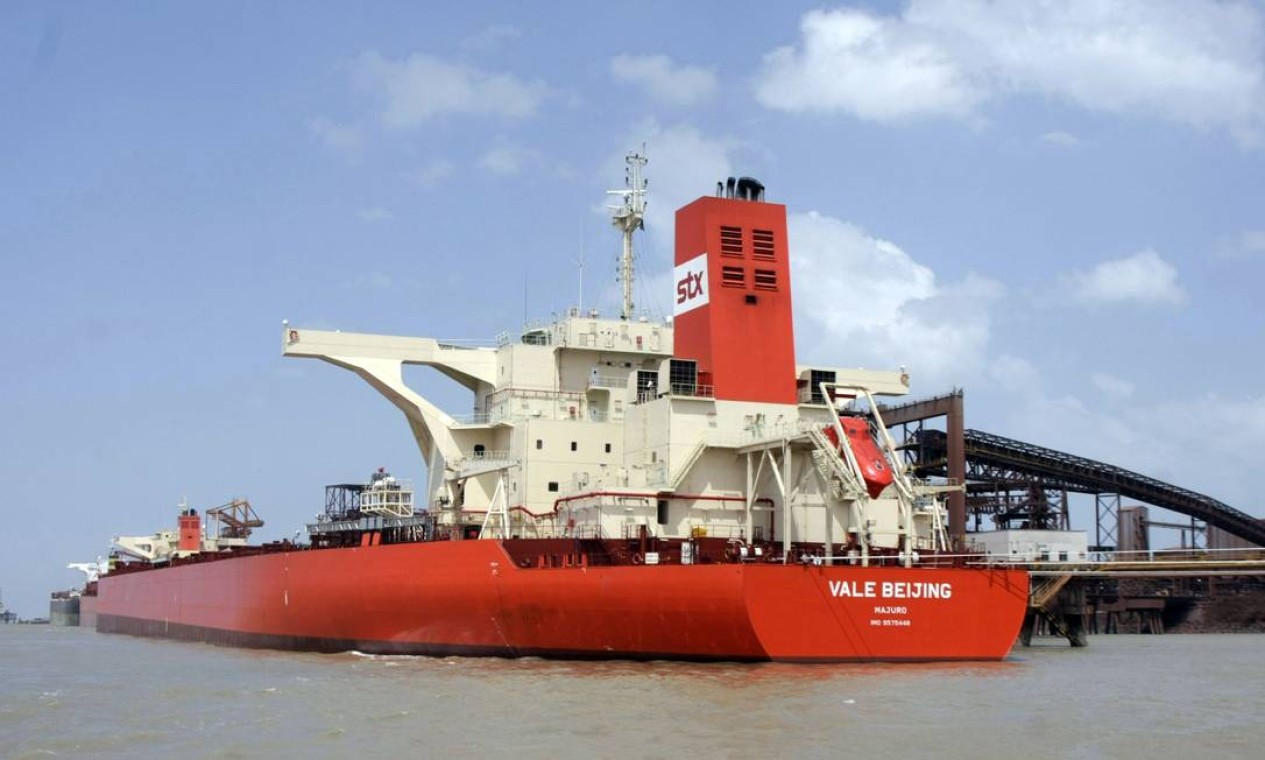 Veja imagens do navio da Vale - Jornal O Globo
