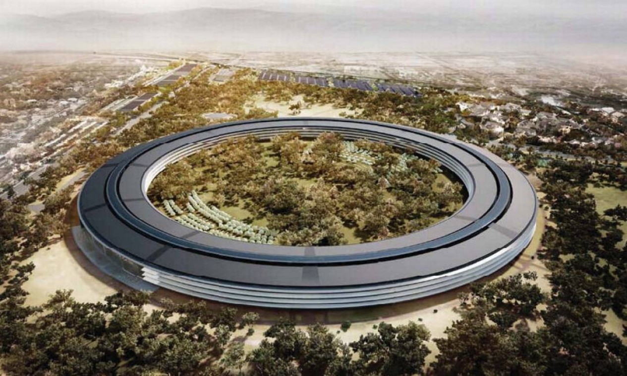 Imagens mostram detalhes do novo campus da Apple - Jornal O Globo