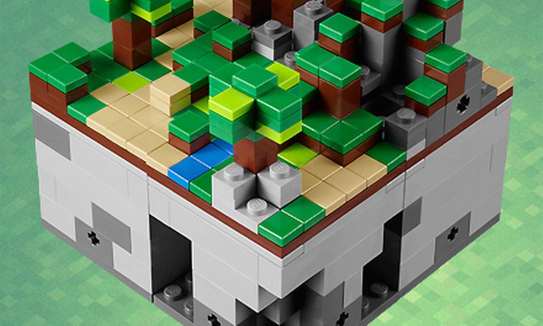 Cubos 3D do game Minecraft viram peças de Lego - Jornal O Globo