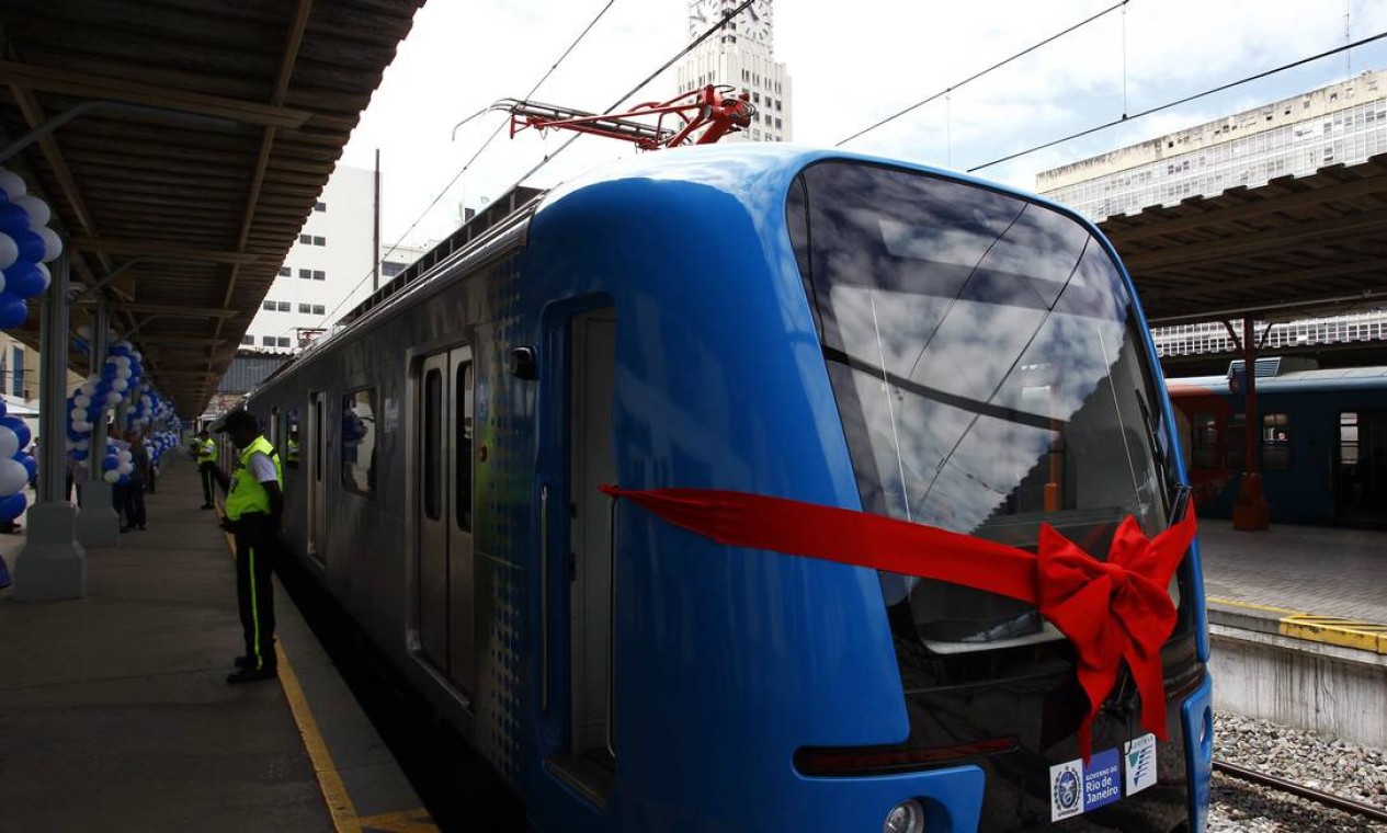 Entra em operação novo trem da SuperVia - Jornal O Globo