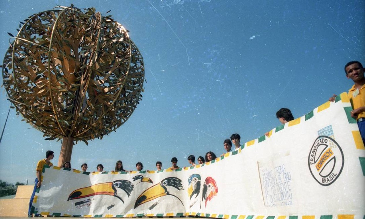 Imagens relembram a importância da Rio 92 - Jornal O Globo