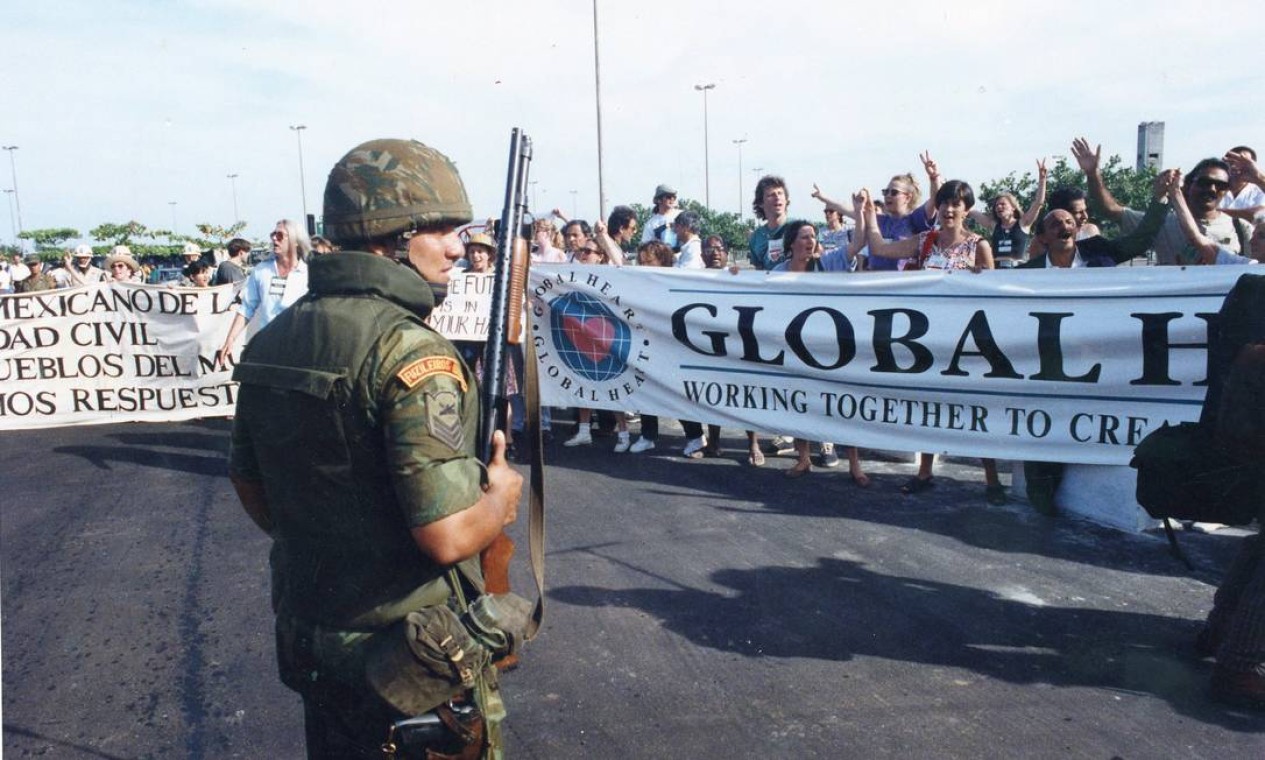 Imagens relembram a importância da Rio 92 - Jornal O Globo