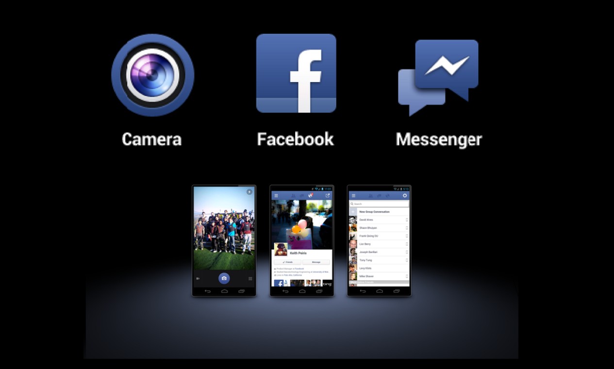 Facebook atualiza versão Android com ícones para foto e mensagem ...