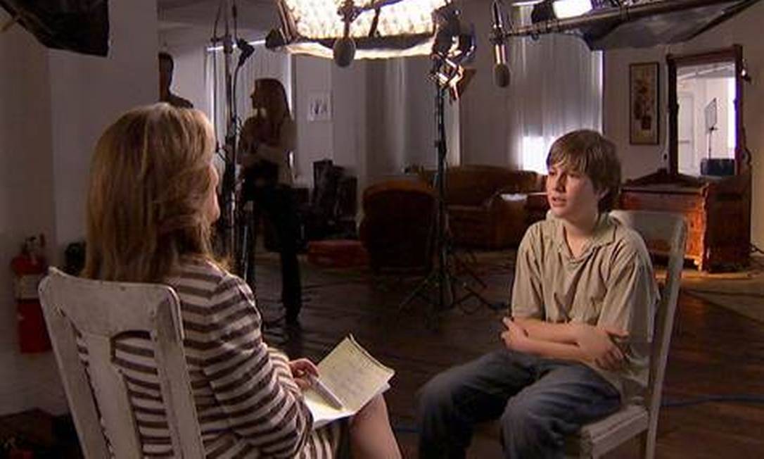 Sean Goldman dá entrevista a programa de TV americano - Jornal O Globo