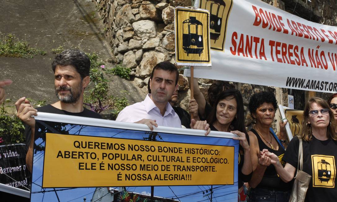 Freixo promete municipalizar bondinho de Santa Teresa - Jornal O Globo