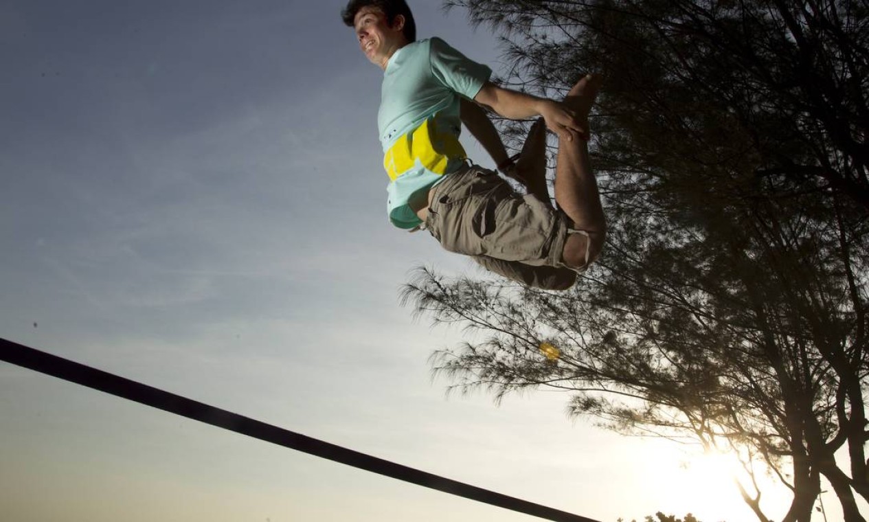 Slackline no Rio - Jornal O Globo