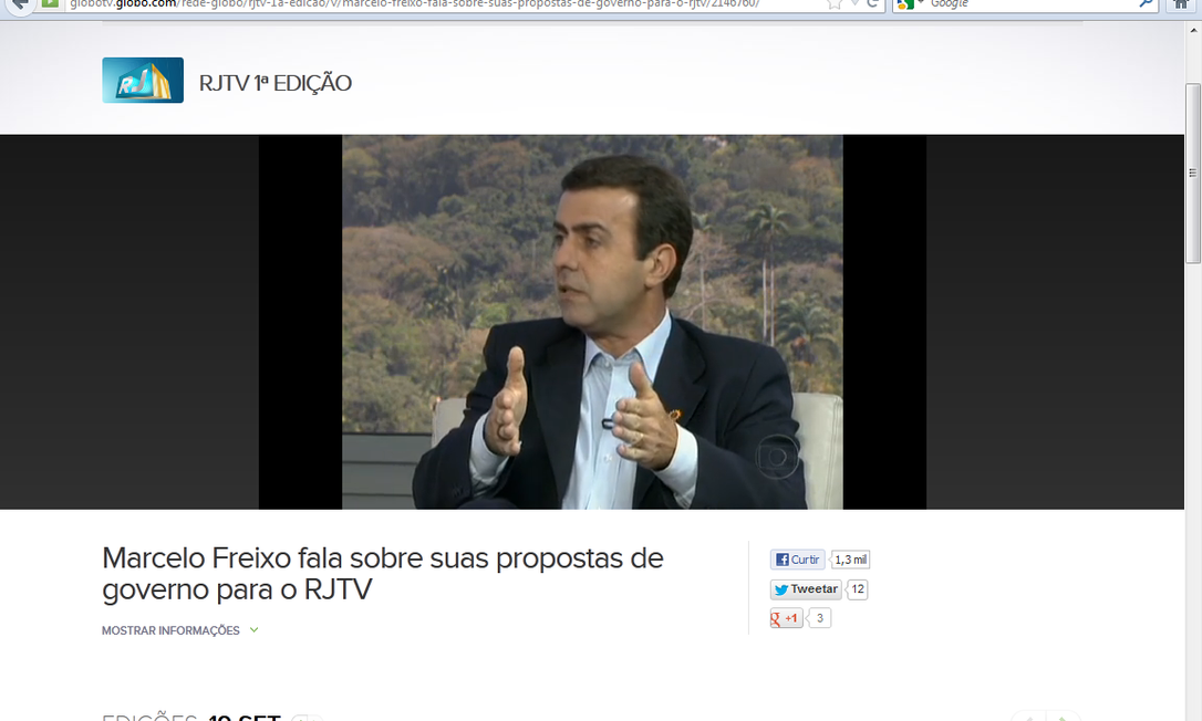 Freixo sobe tom de críticas e acusa Paes de pôr em risco projeto ...