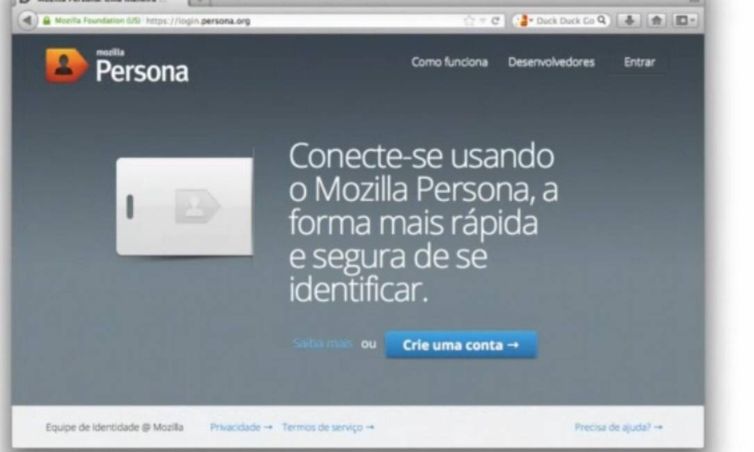 Mozilla lança beta do Persona - Jornal O Globo
