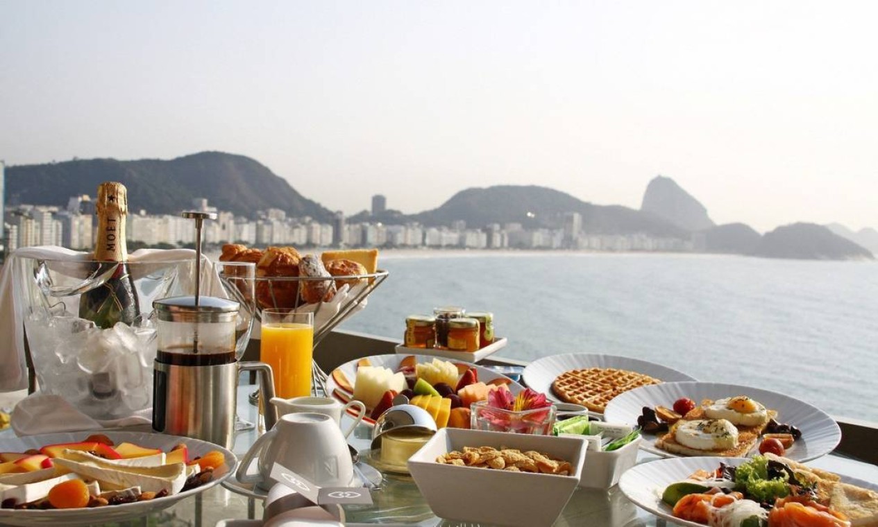 As delícias do café da manhã à beira-mar - Jornal O Globo